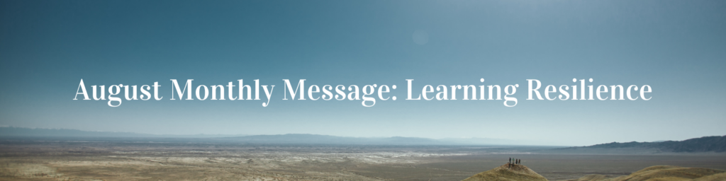 Monthly Motivational Message - August - Daily Motivation